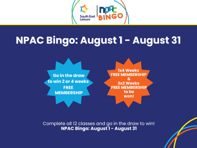 NPAC Bingo: Win Free Membership Weeks! - Noble Park Aquatic Centre