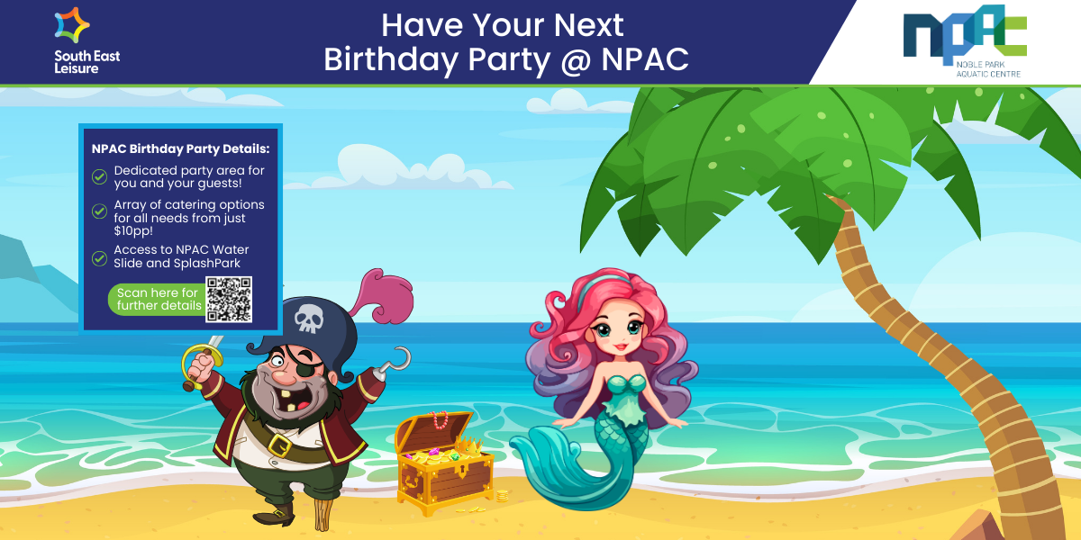 Host your Birthday Party at NPAC! - Noble Park Aquatic Centre